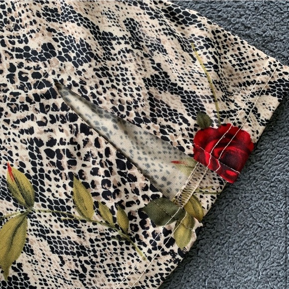 Express | Pants & Jumpsuits | Lovely Flowers Rose Python Pants | Poshmark